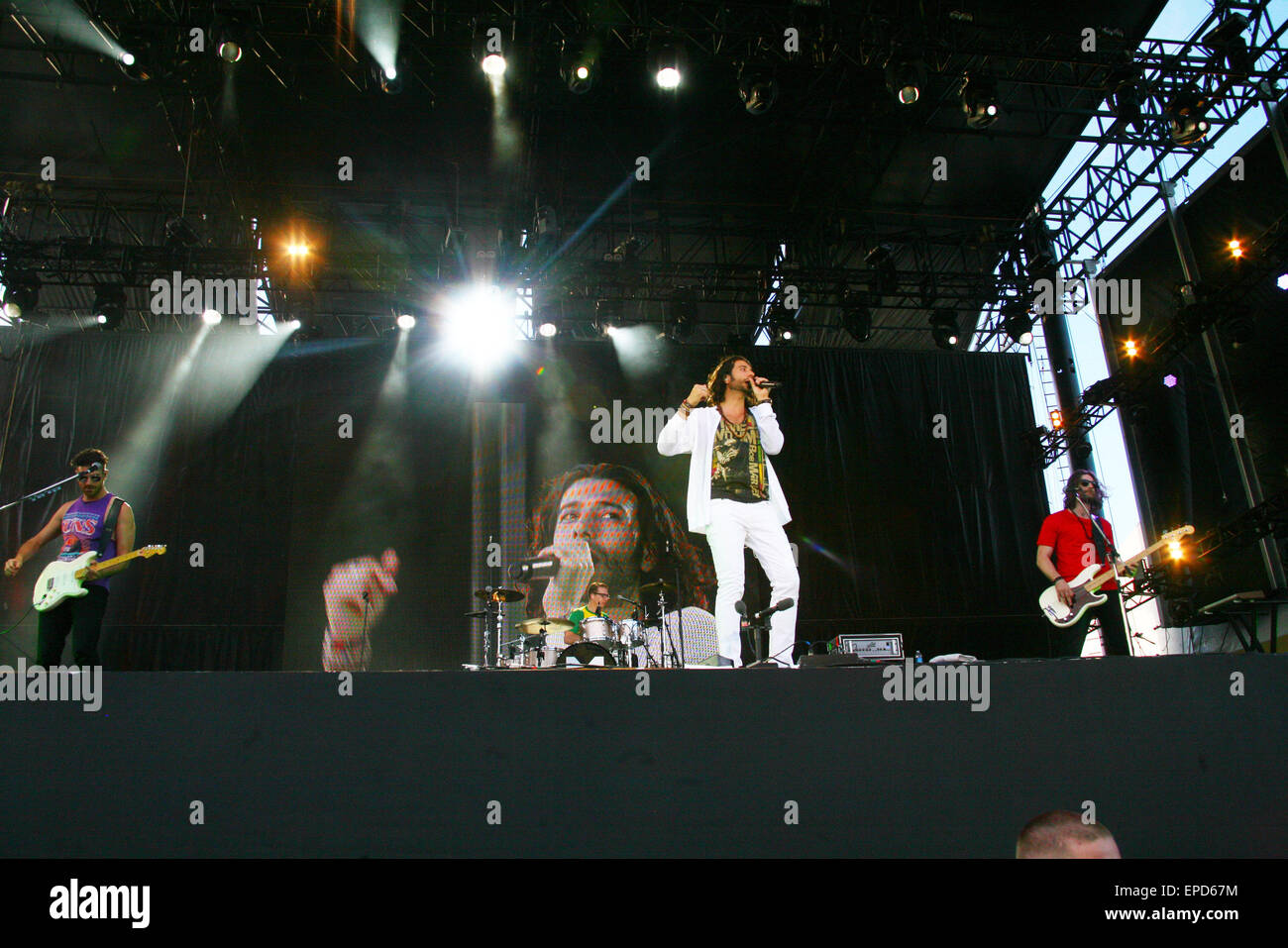 Las Vegas, Nevada, USA. 16th May, 2015. Reggae fusion band Magic ...