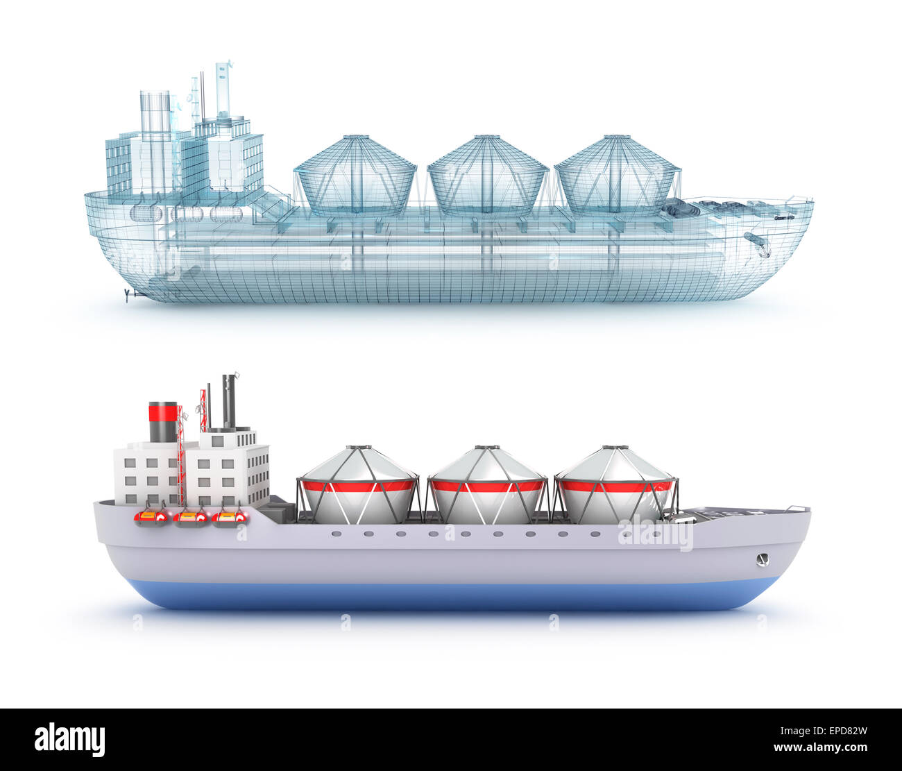 Oil ship Cut Out Stock Images & Pictures - Alamy