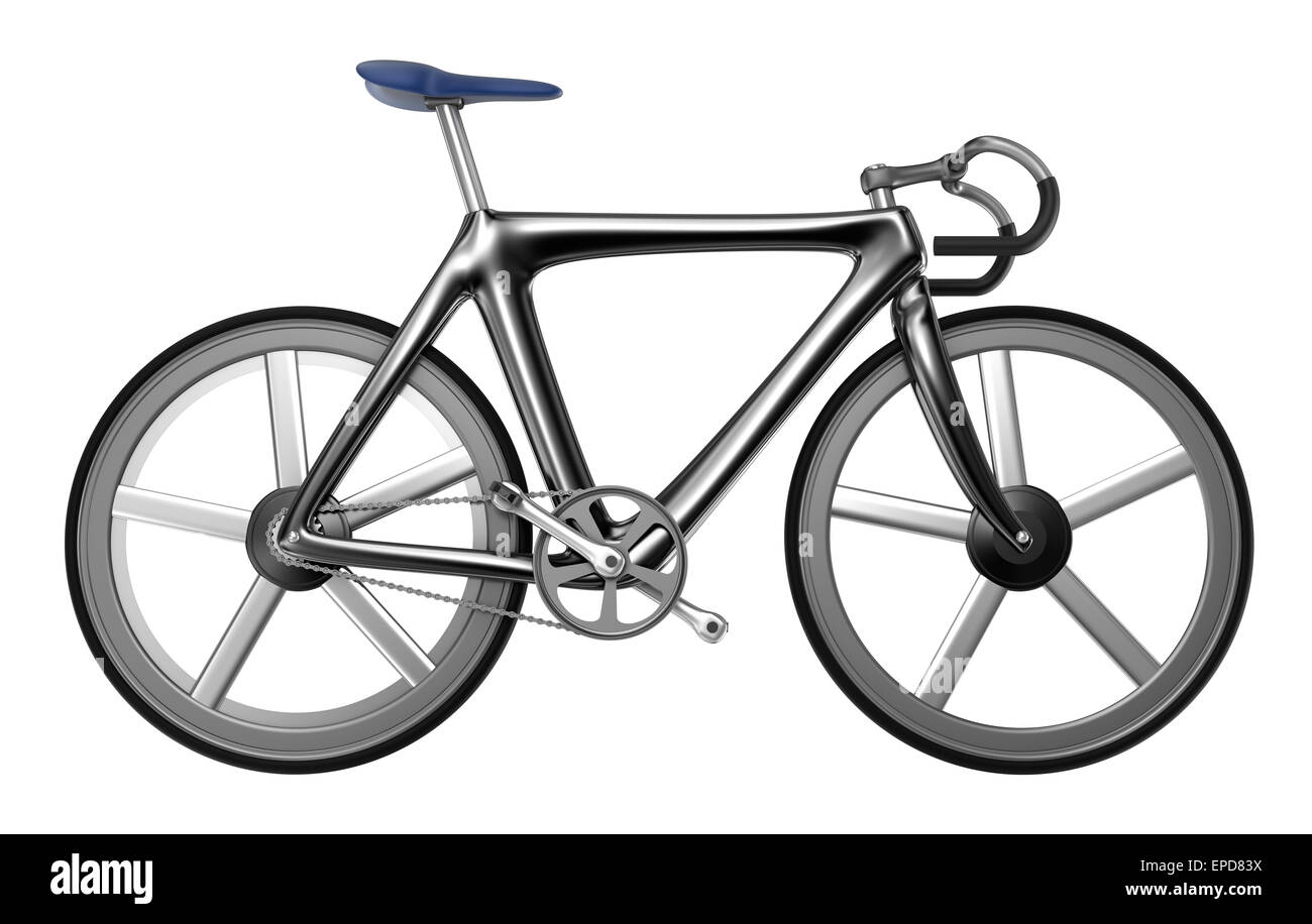 Bicycle isolated on white background Stock Photo - Alamy