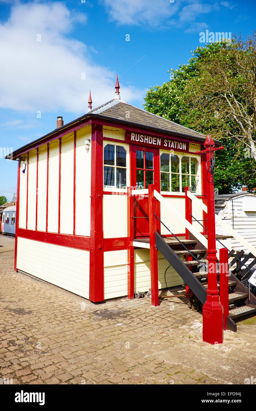Signal Box Rushden Railway Station Northamptonshire UK Stock Photo - Alamy