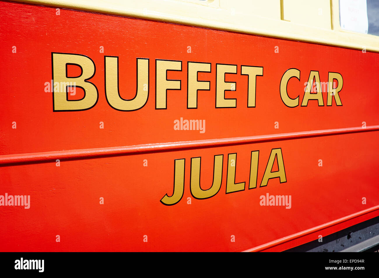 1930's Gresley Buffet Coach Rushden Railway Station Northamptonshire UK ...