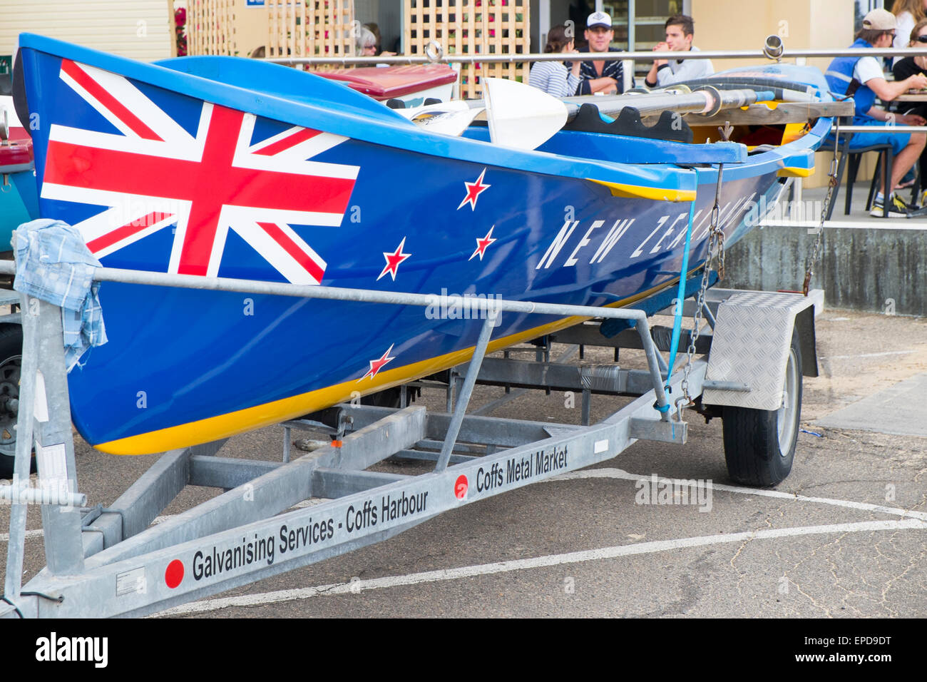 Surfboat trailer hi-res stock photography and images - Alamy