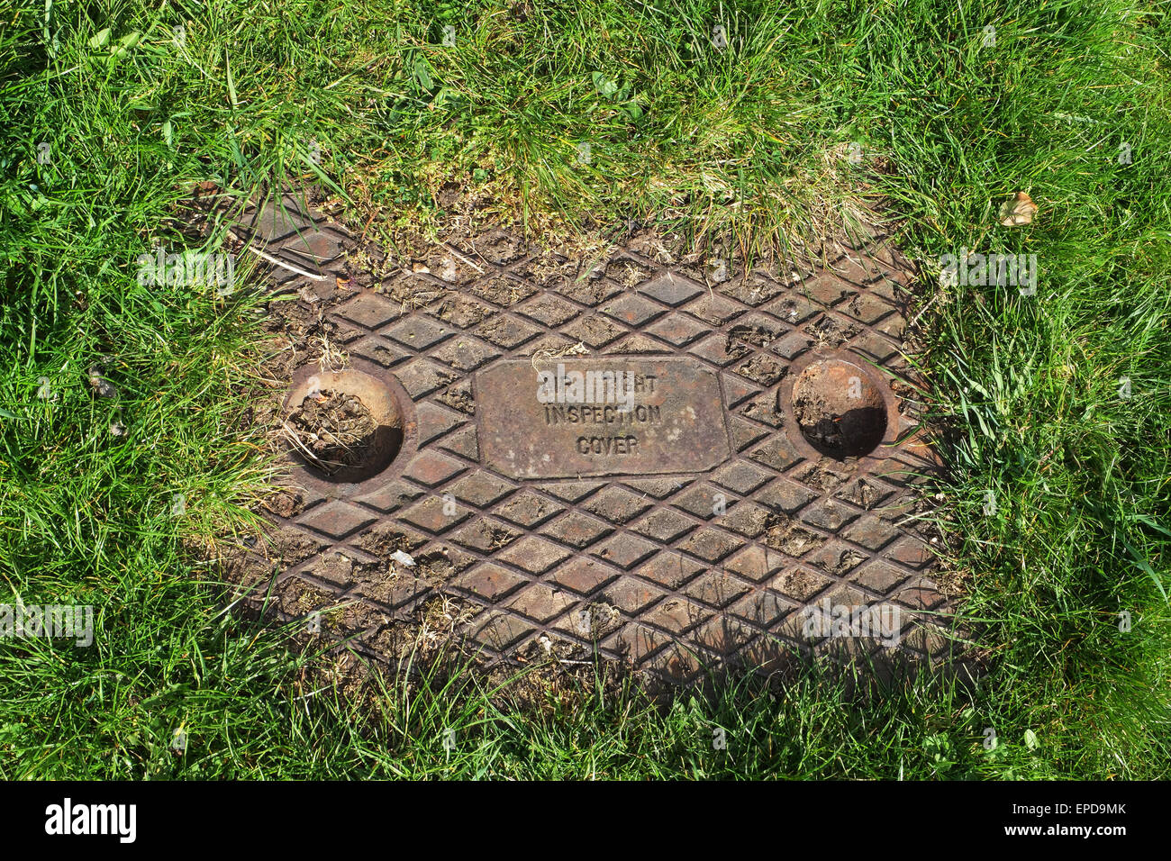 Cast iron inspection cover hi-res stock photography and images - Alamy