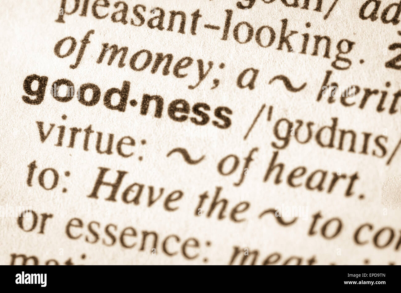 The Word Goodness