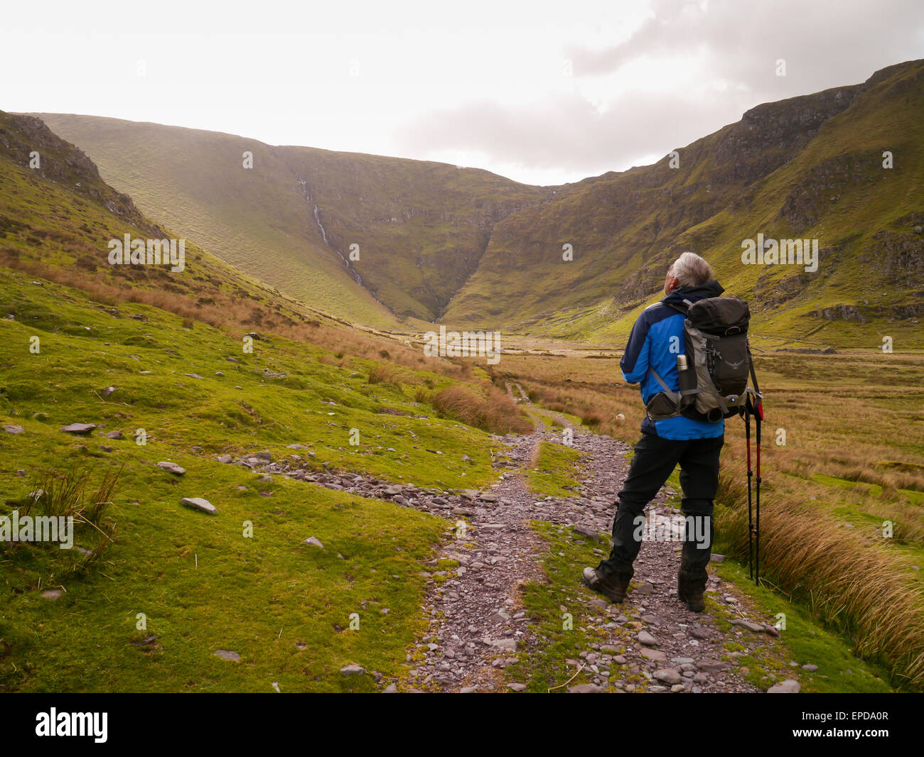 Beenoskee and Stradbally Mountain on the Dingle Peninsular, County ...