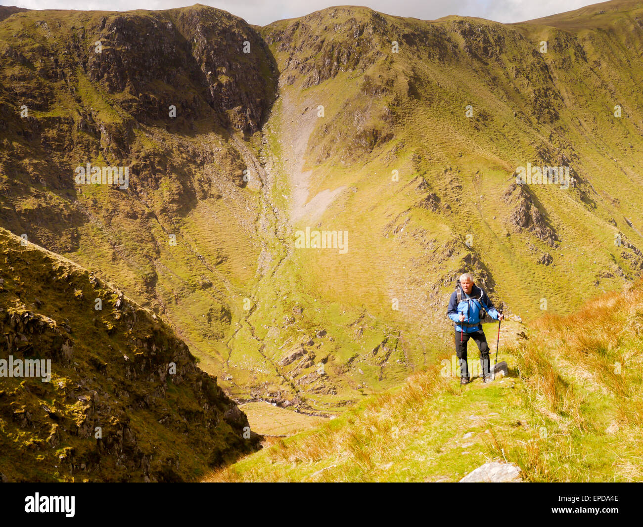 Beenoskee and Stradbally Mountain on the Dingle Peninsular, County ...