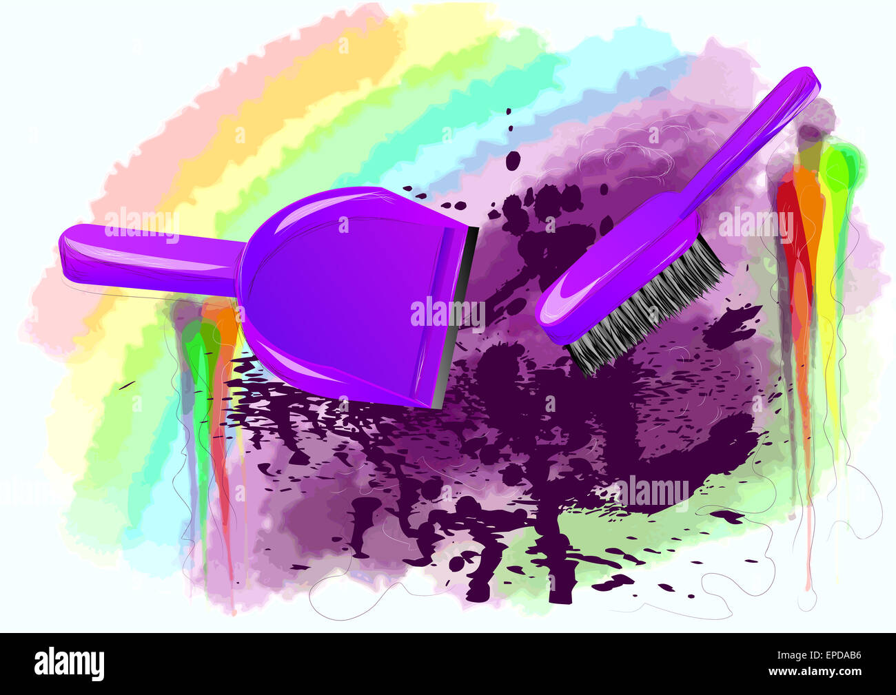 Spring cleaning vector hi-res stock photography and images - Alamy