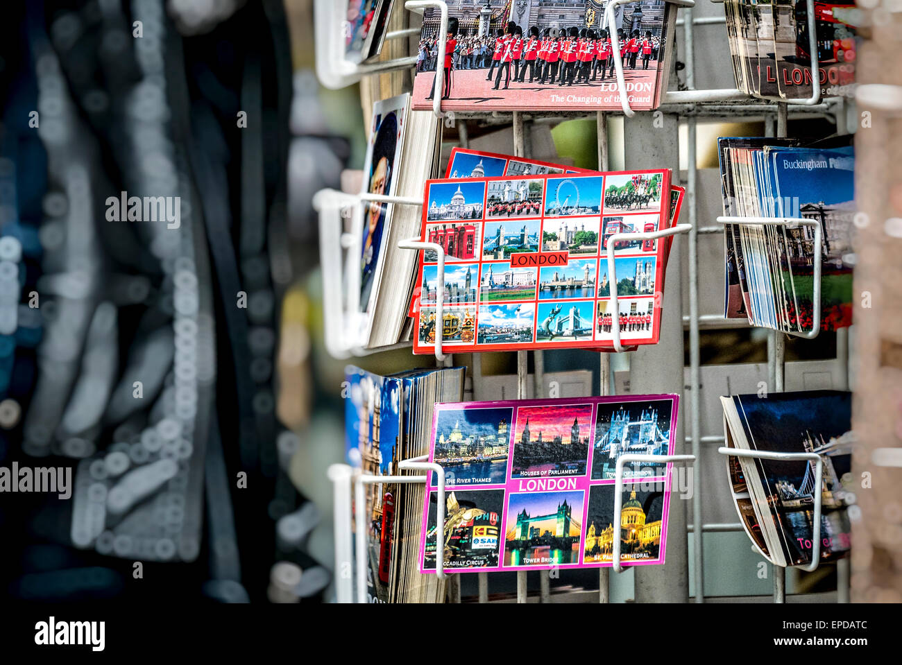 Postcards on rack hi-res stock photography and images - Alamy