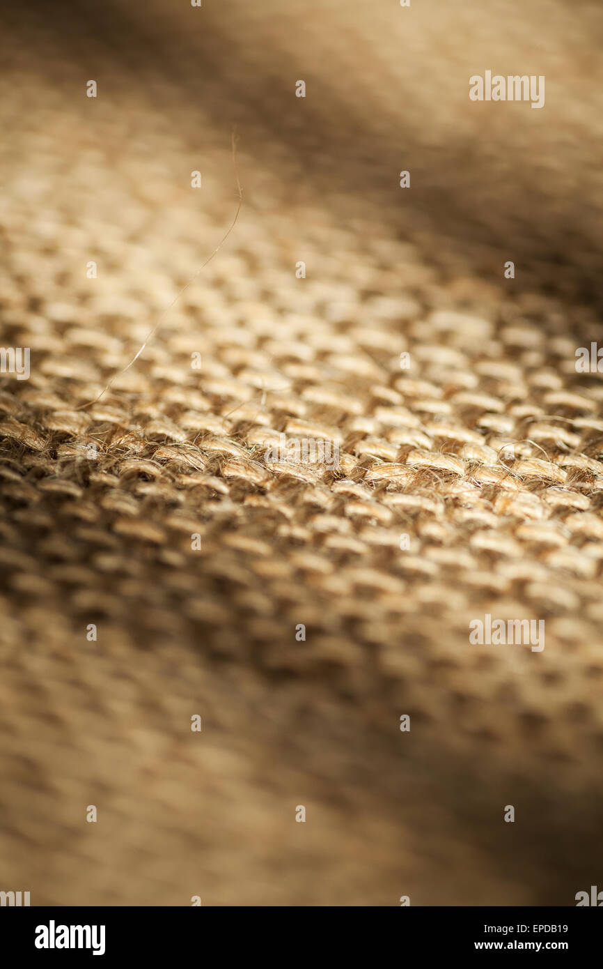 Close-up Hessian material texture (Jute/Burlap Stock Photo - Alamy