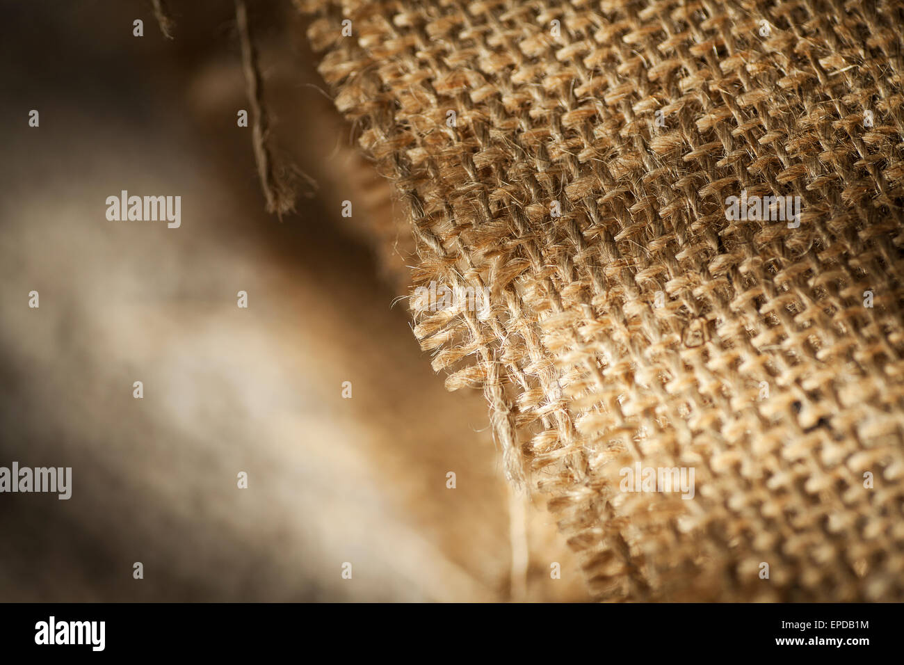 Close-up Hessian material texture (Jute/Burlap Stock Photo - Alamy
