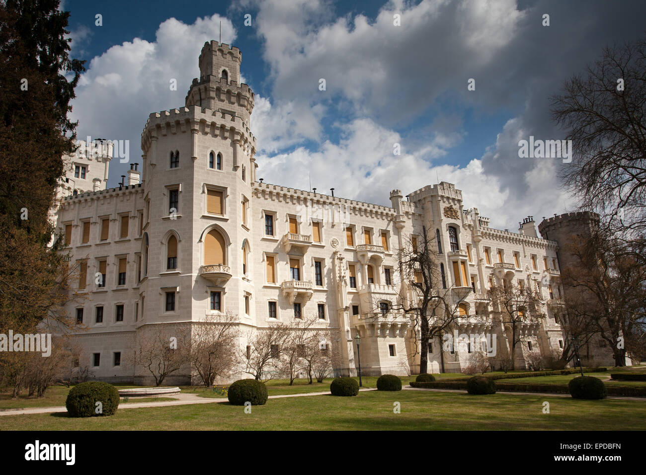 Hluboka Castle and Gardens Stock Photo - Alamy