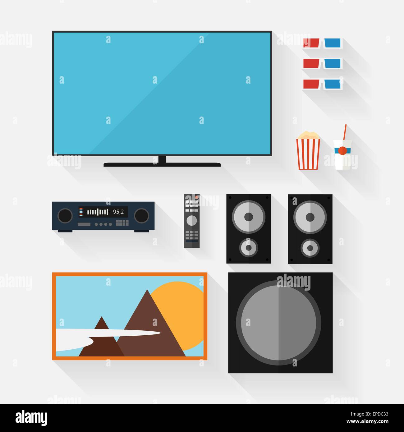 Vector video equipment icon set Stock Vector Image & Art - Alamy