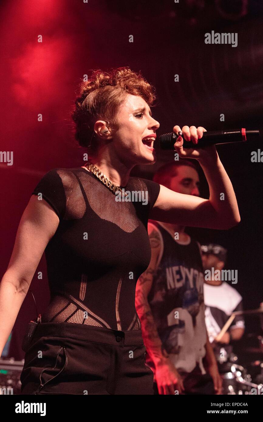 Kiesza performing live on stage at Gretchen Club. Featuring: Kiesza ...