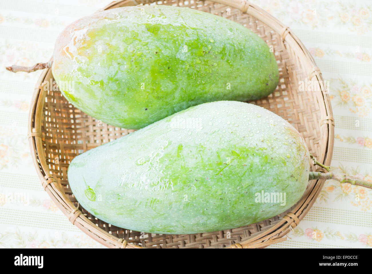 Thai natural giant green mango, stock photo Stock Photo - Alamy