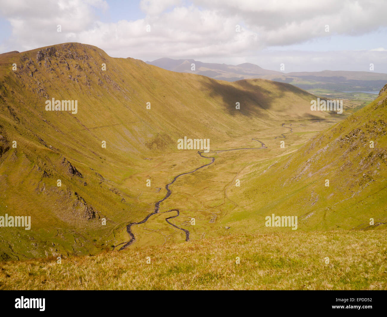 Beenoskee and Stradbally Mountain on the Dingle Peninsular, County ...