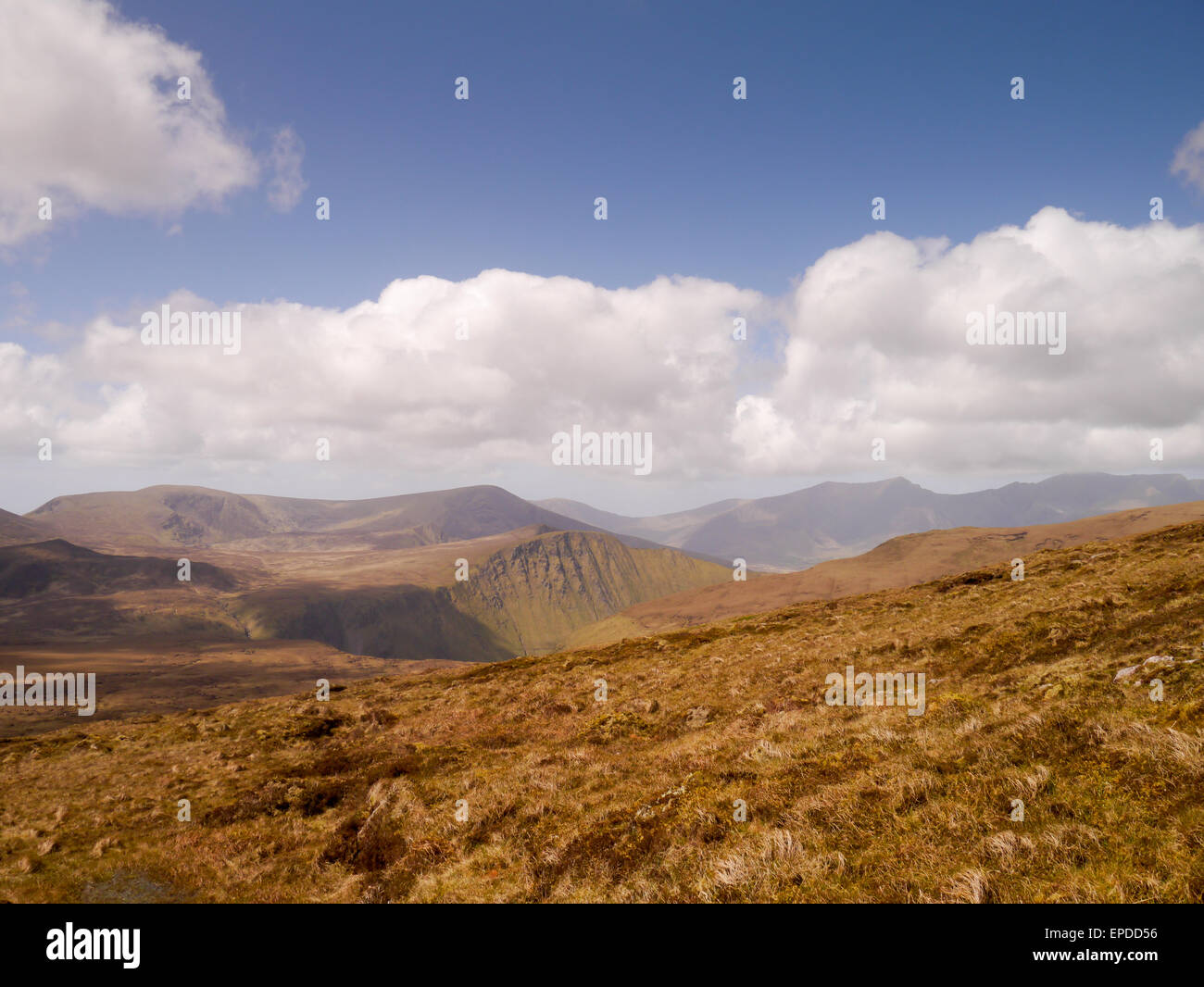 Beenoskee and Stradbally Mountain on the Dingle Peninsular, County ...