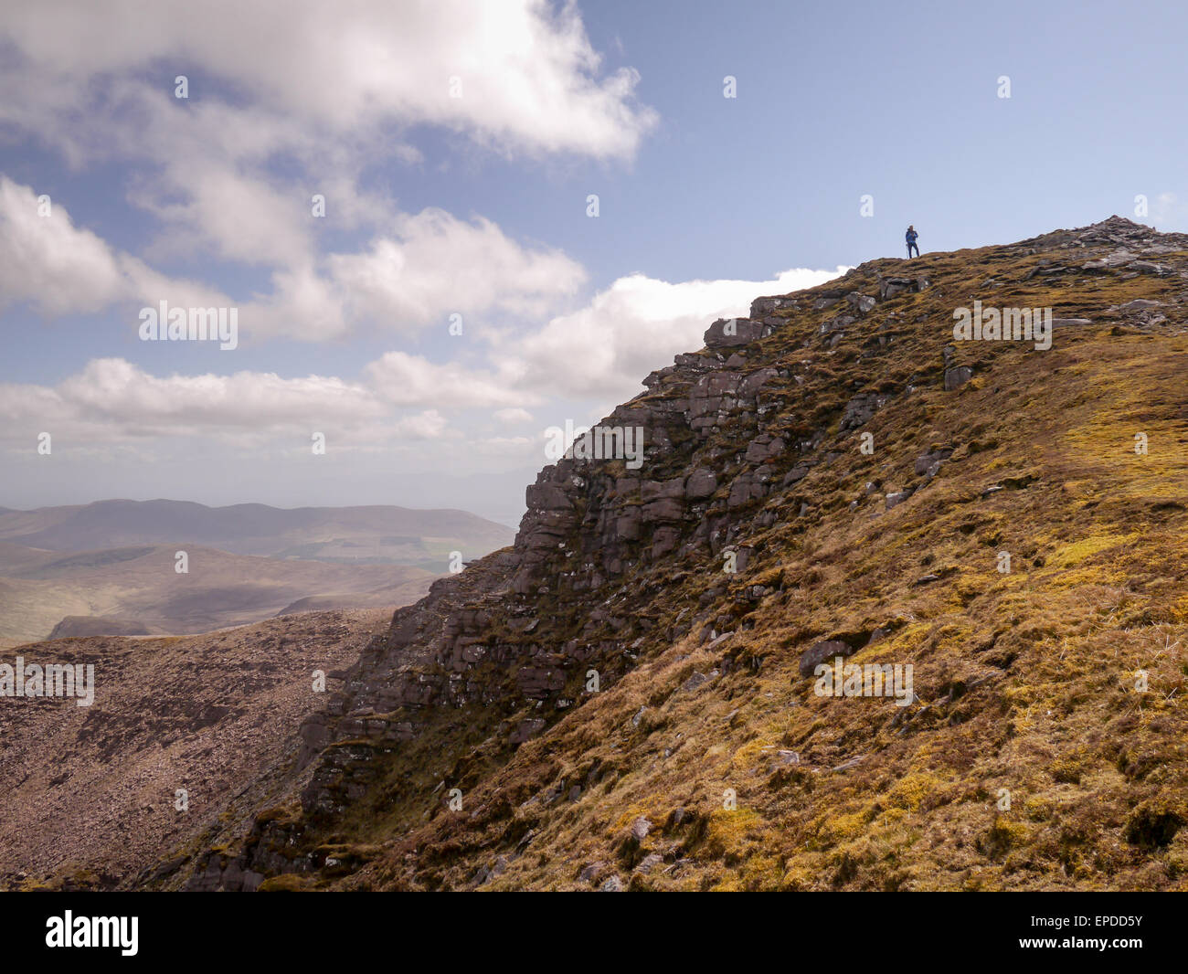 Beenoskee and Stradbally Mountain on the Dingle Peninsular, County ...