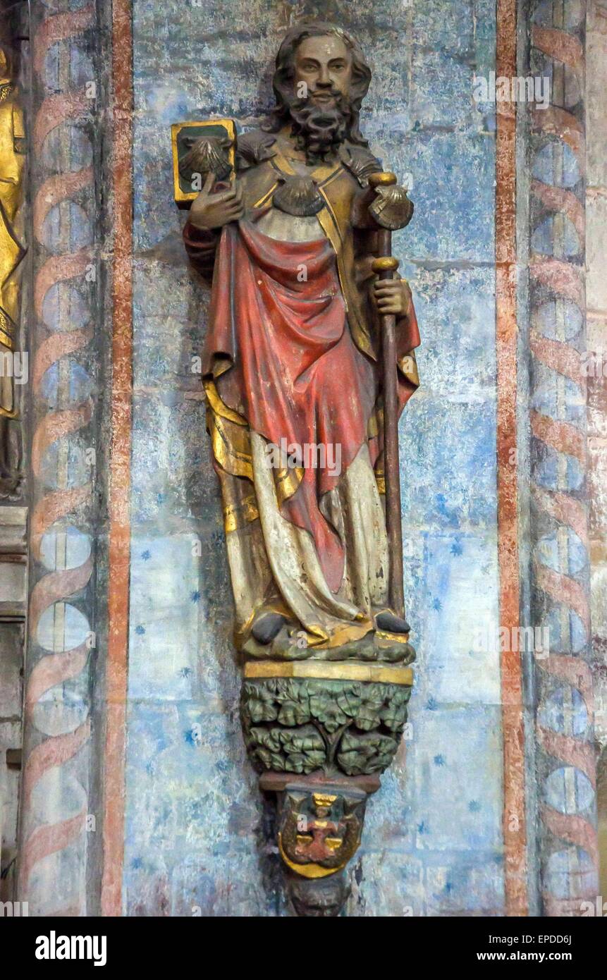 St. Sebaldus Church, located at the Albrecht-Dürer-Platz, in front of ...