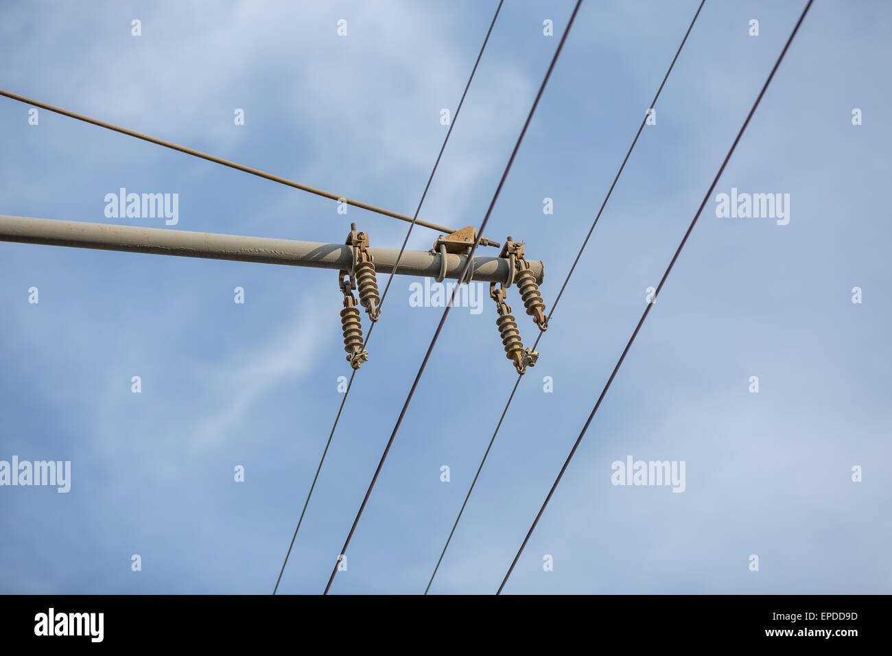 Overhead trolley wires hi-res stock photography and images - Alamy