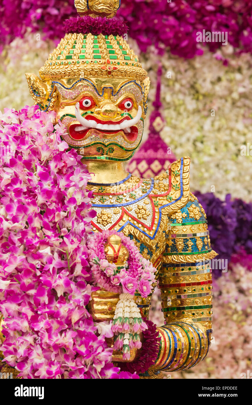 London, UK. 17 May 2015. Orchids are worked into intrinsic floral ...