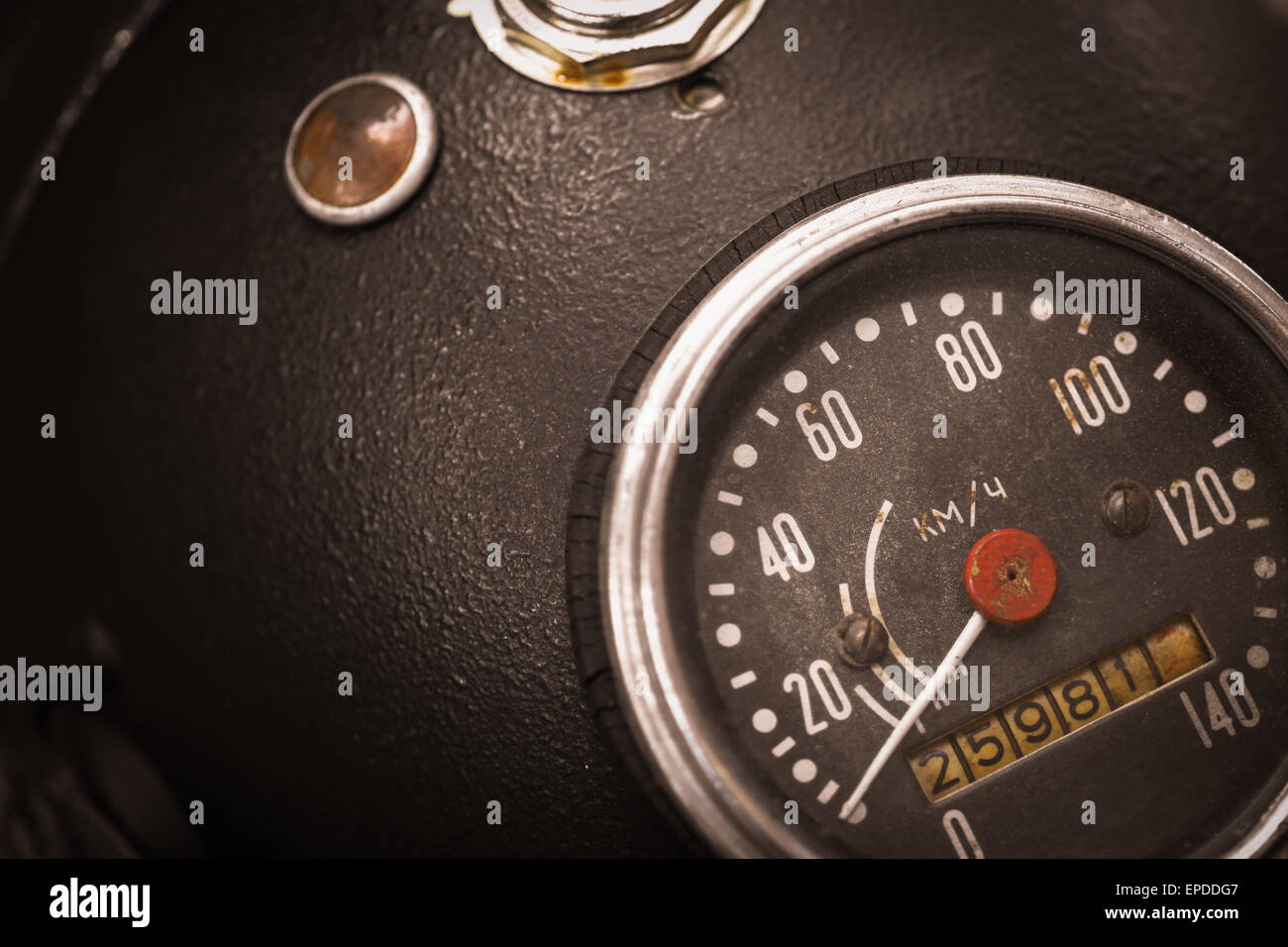 Color detail with the speedometer of a motorcycle Stock Photo - Alamy