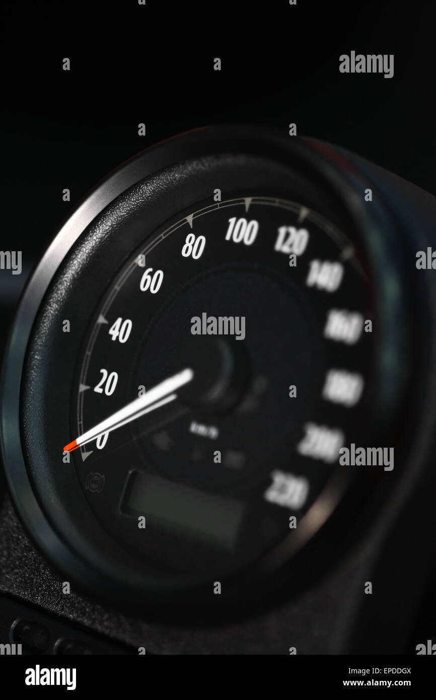 Color detail with the speedometer of a motorcycle Stock Photo - Alamy