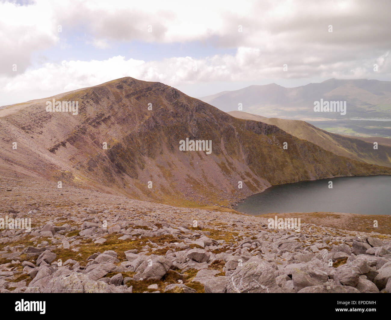 Beenoskee and Stradbally Mountain on the Dingle Peninsular, County ...