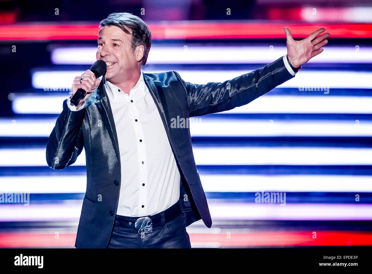 A picture made available on 17 May 2015 of singer Patrick Lindner on ...