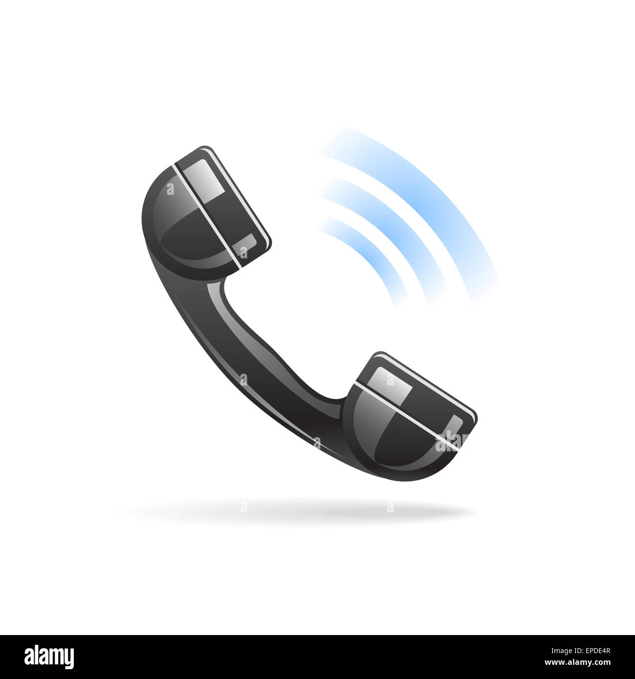 Calling phone icon Stock Photo - Alamy