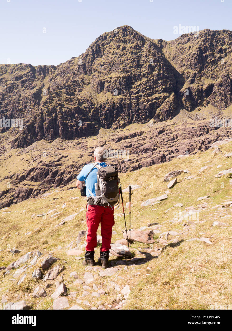 Brandon Mountain on the Dingle Peninsula in County Kerry, Ireland ...