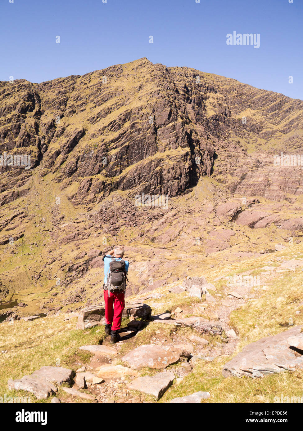 Brandon Mountain on the Dingle Peninsula in County Kerry, Ireland ...