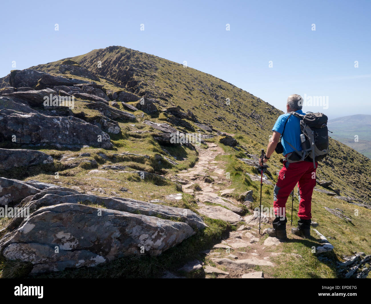 Brandon Mountain on the Dingle Peninsula in County Kerry, Ireland ...