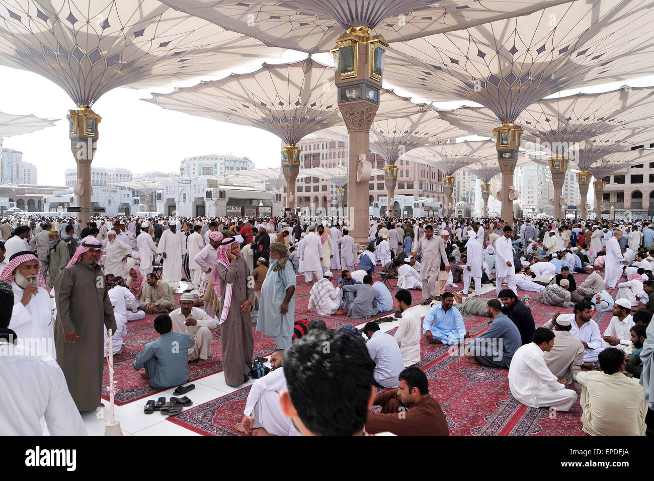 MEDINA, SAUDI ARABIA (KSA) - JAN 30: After Friday prayers, Muslims ...