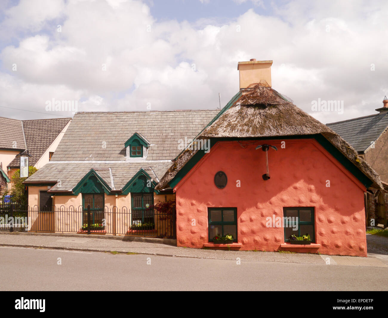 A pub in Cloghane, a small village on the north coast of the Dingle ...