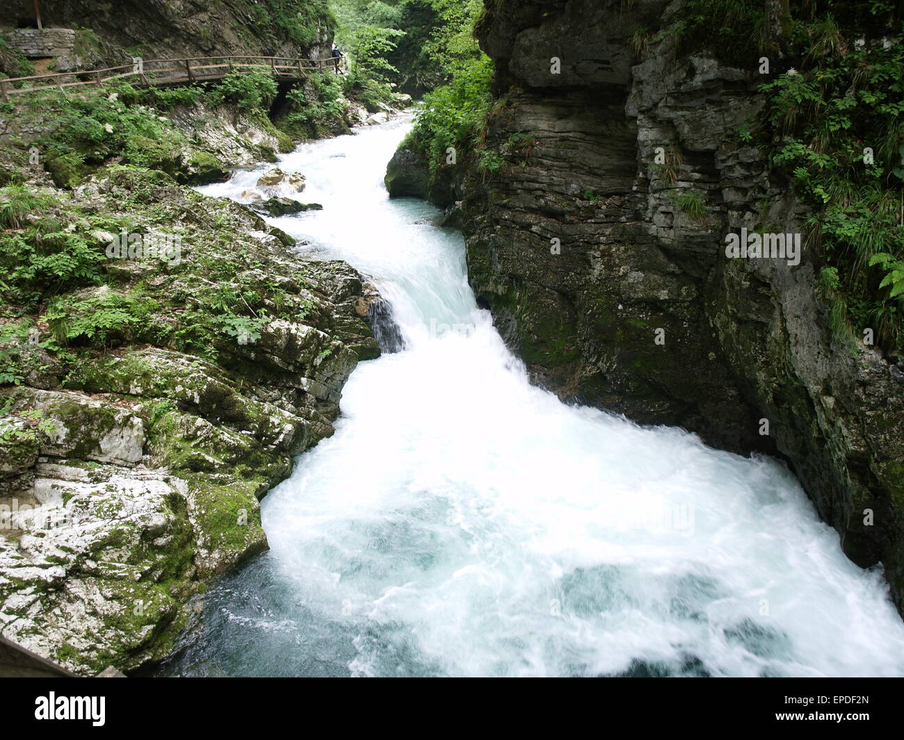 Vintgar canyon hi-res stock photography and images - Alamy