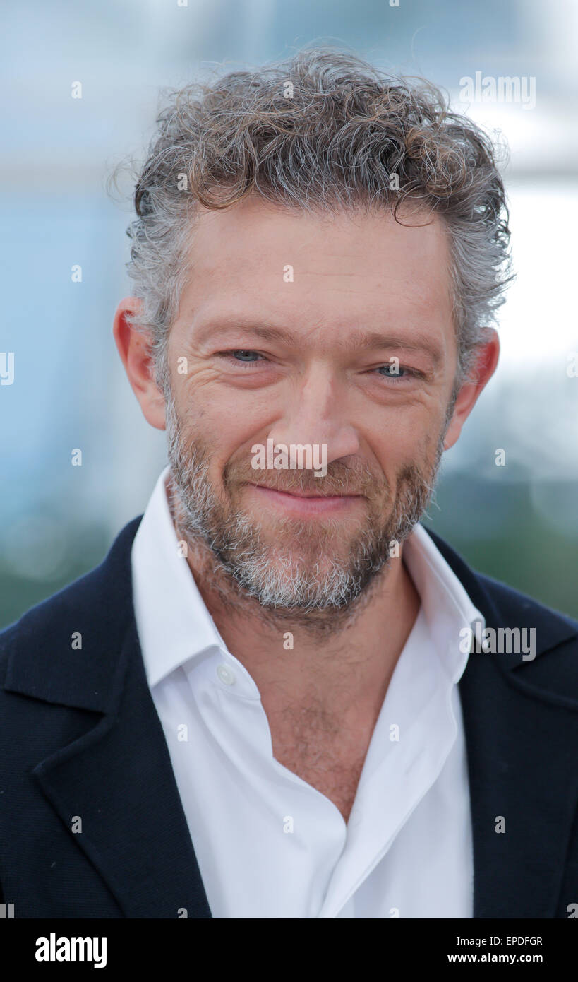 Cannes, France. 17th May, 2015. Vincent Cassel Actor Mon Roi, Photocall ...
