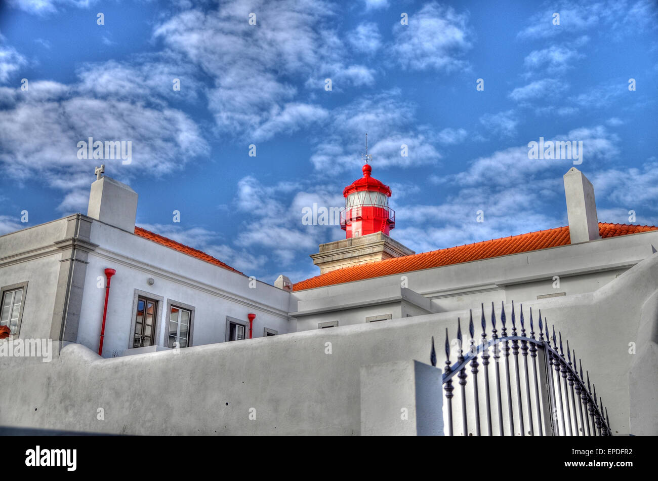Lighthouse in Portugal Stock Photo - Alamy