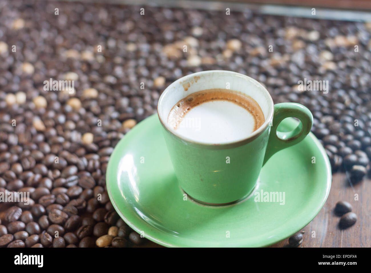 Coffee cup with micro foam, stock photo Stock Photo - Alamy