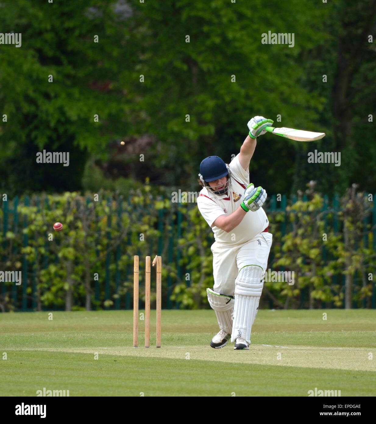 Batter bowled out hi-res stock photography and images - Alamy
