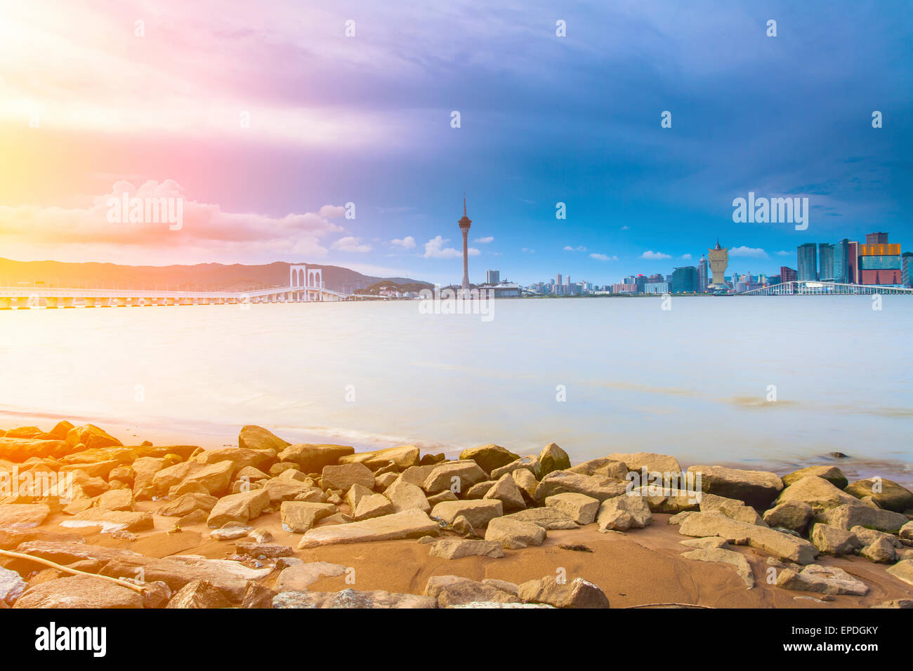 Macau sunset hi-res stock photography and images - Alamy