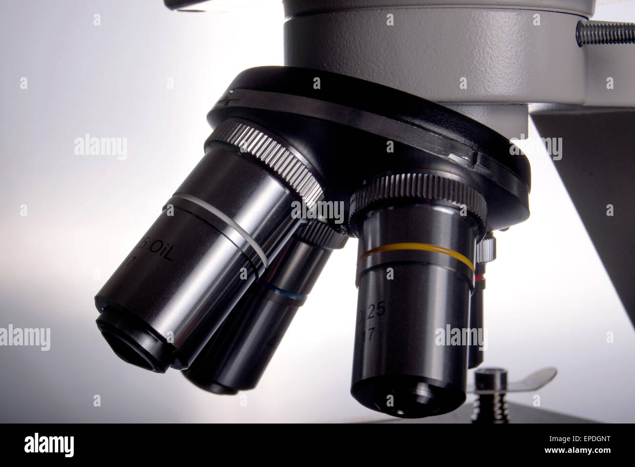 Microscope lenses hi-res stock photography and images - Alamy