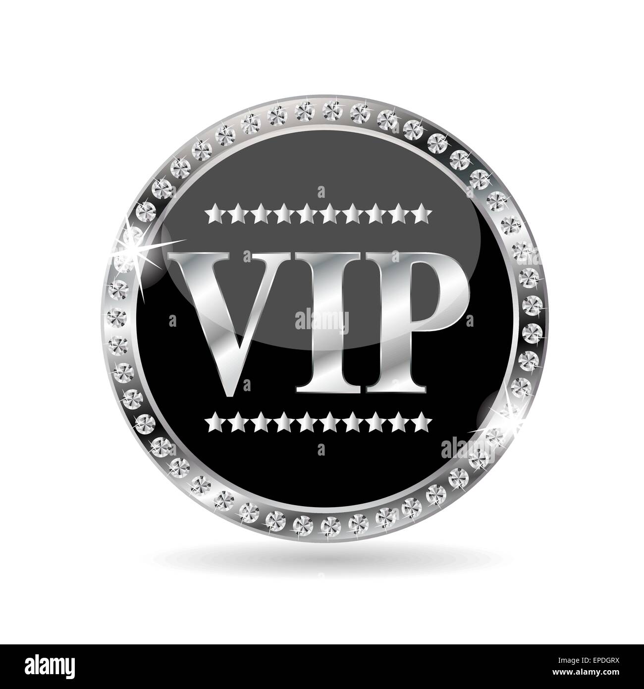 VIP Members Label Vector Illustration Stock Vector Image & Art - Alamy