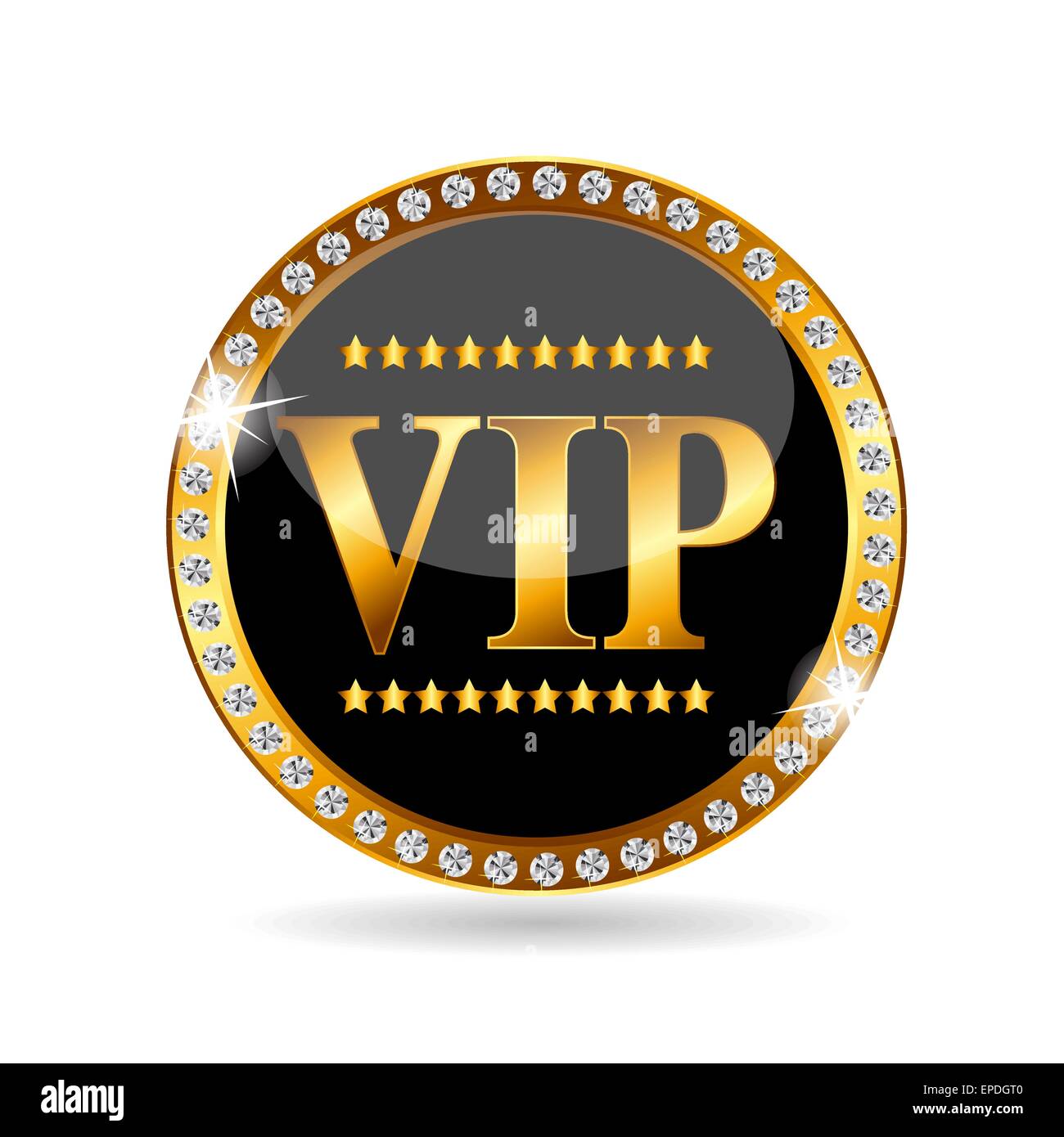 VIP Members Label Vector Illustration Stock Vector Image & Art - Alamy
