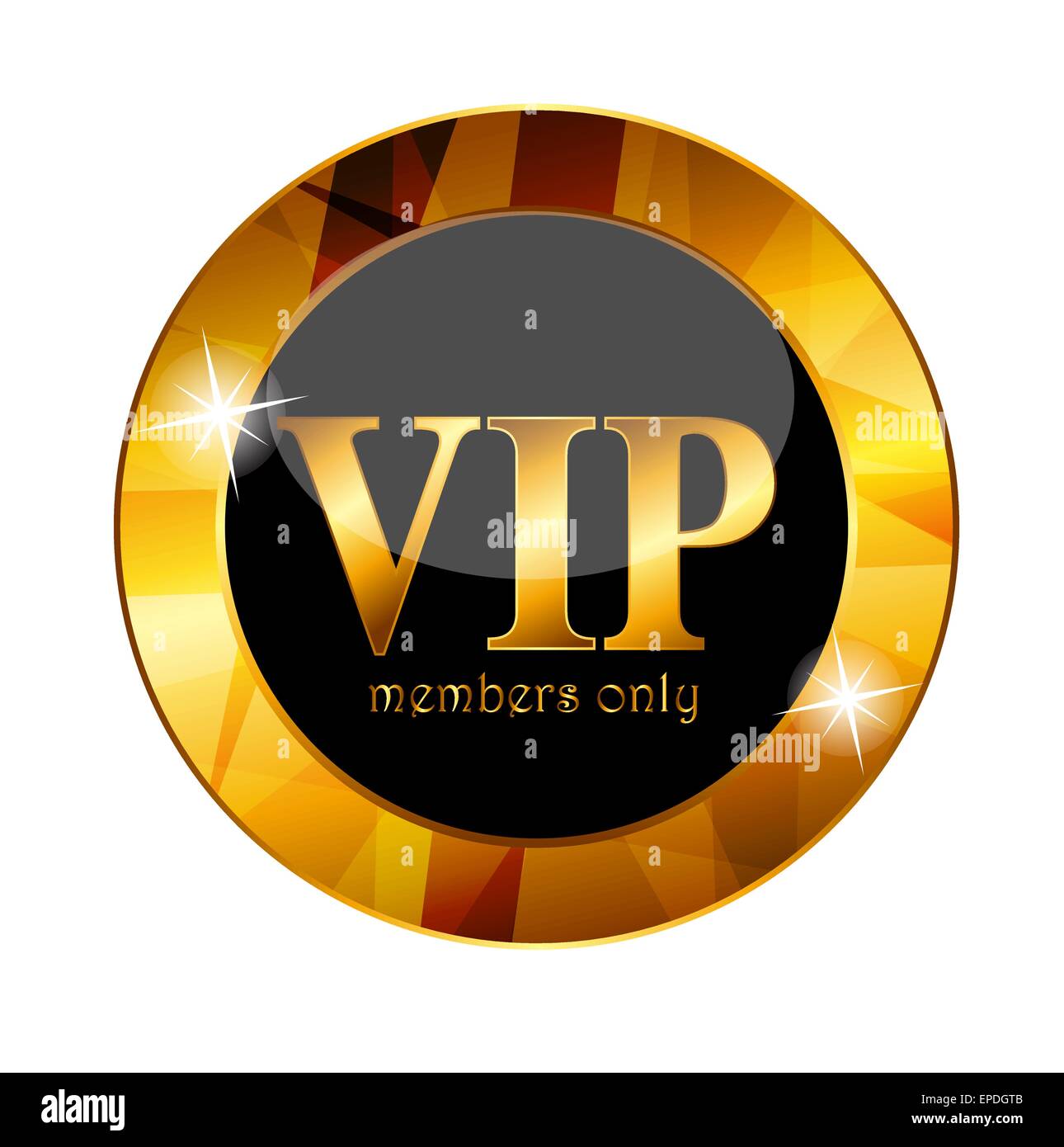 VIP Members Label Vector Illustration Stock Vector Image & Art - Alamy
