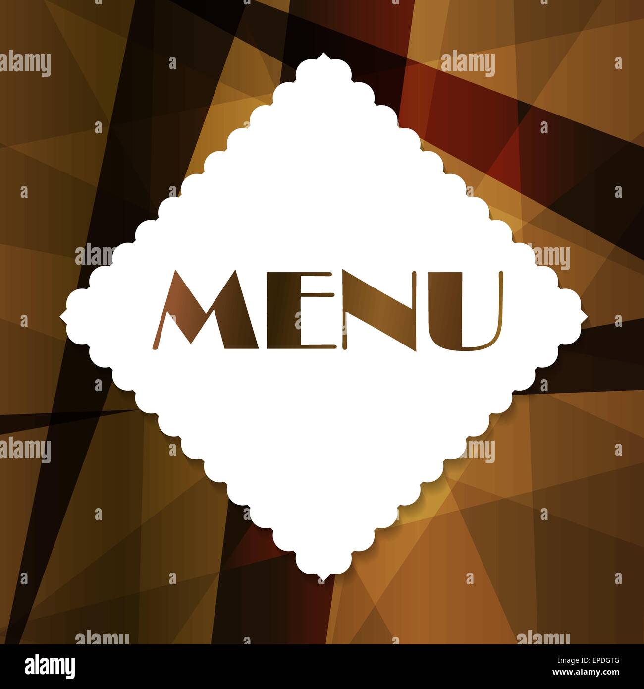 Restaurant Menu Template Vector Illustration Stock Vector Image & Art ...