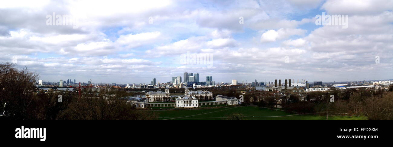 Panorama of Greenwich Stock Photo - Alamy