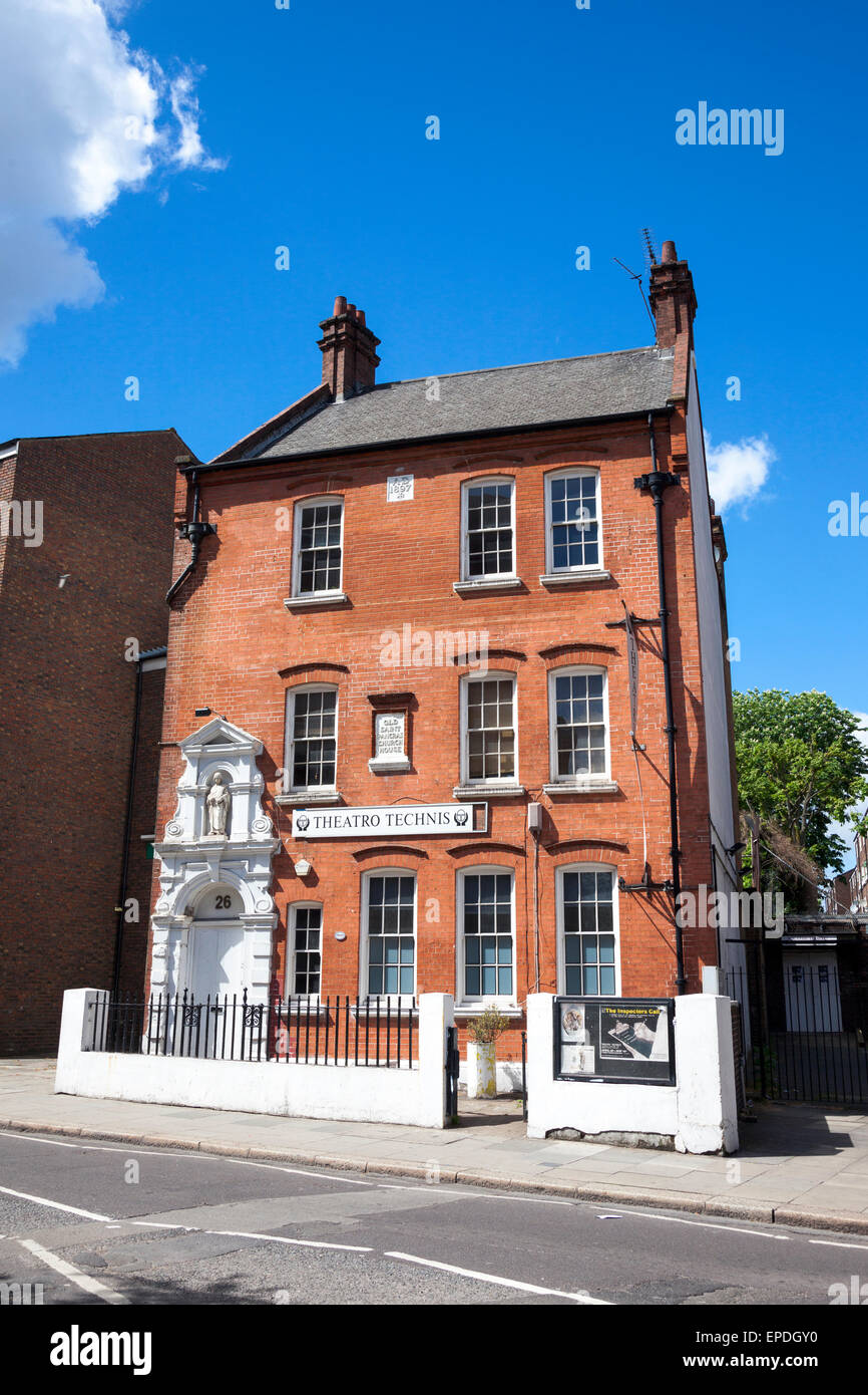 Theatro Technis building on Crowndale Road, Camden, London Stock Photo - Alamy