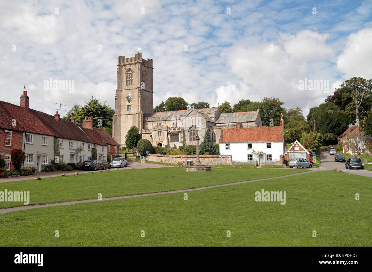 The Church of England parish church of Saint Michael on a typical ...