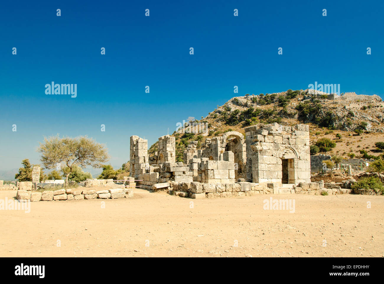 Ancient ruins on the site of Caunos, Turkey Stock Photo - Alamy