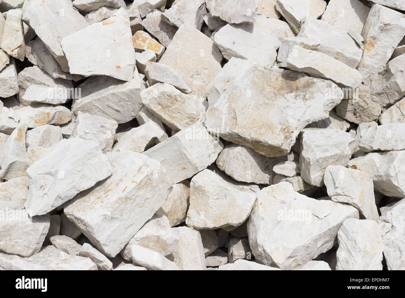 A pile of rock - construction material Stock Photo - Alamy
